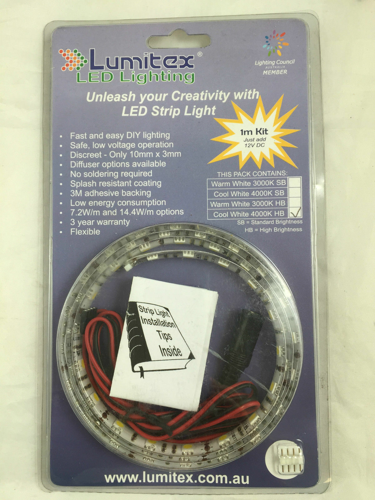 Lumitex LED Lighting LUM12V5000 12V 5A Regulated Power Supply 1M Kit ...