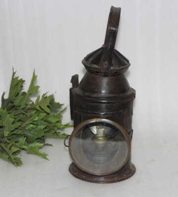 Antique Railroad Lantern, Old Signal Railway Lamps, Unique Home and ...