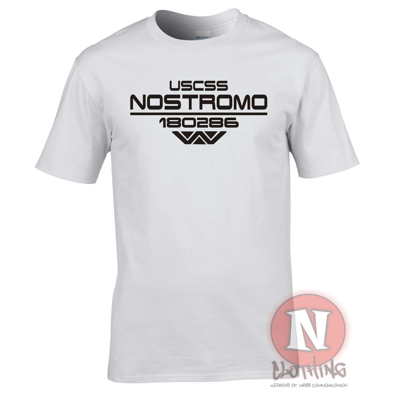 NOSTROMO T-shirt Alien Aliens scifi tribute crew tshirt Weyland ...