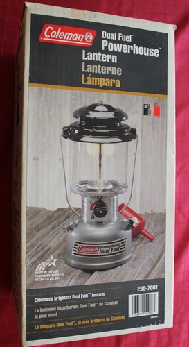 Coleman Dual Fuel Powerhouse Lantern, NEW, Old Stock, Model 295-700T, 2 ...