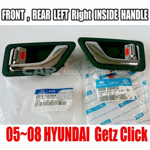 Hyundai 2005-2008 Getz Click Inside Chrome Left , Right Handle 2EA=1SET OEM | eBay Australia