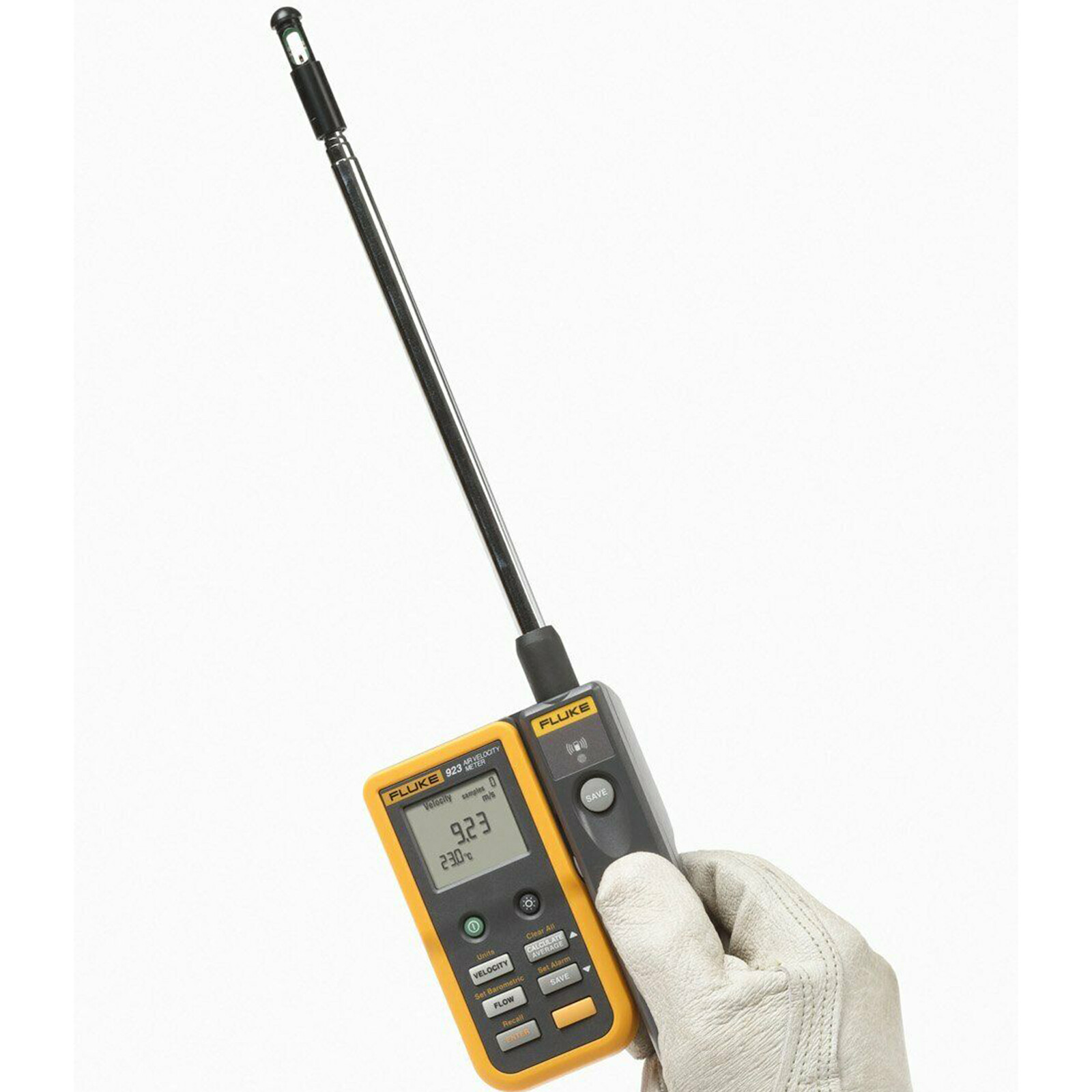 1pcs FLUKE 923 Air Velocity Meter Hotwire Anemometer Detachable Handhel ...