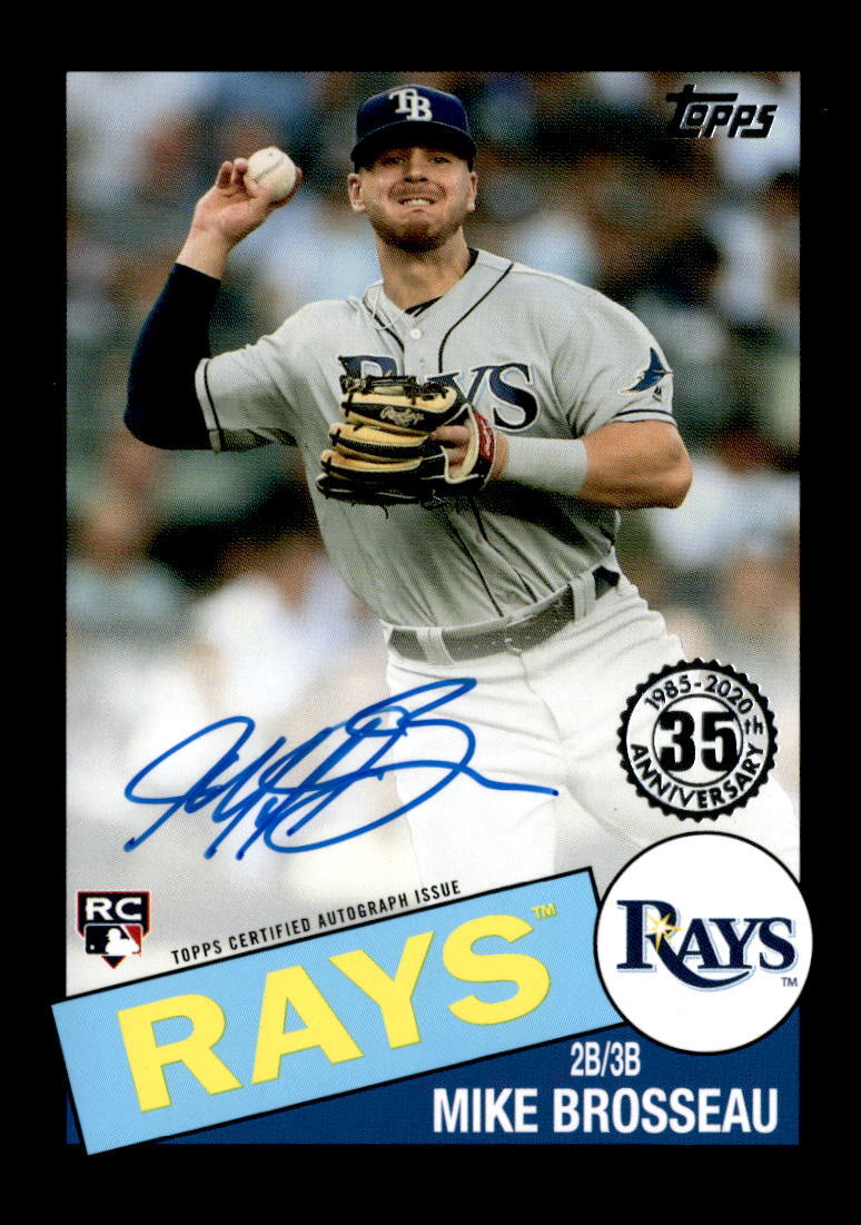 2020 Topps Update Mike Brosseau 1985 Autographs Black /199 RC #85BA-MB ...