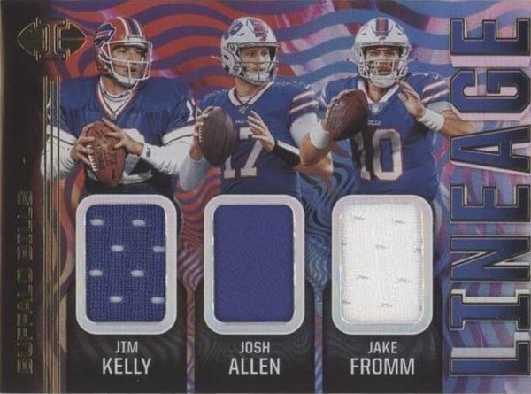 2020 Panini Illusions - Lineage #L9 Jim Kelly, Jake Fromm, Josh Allen ...