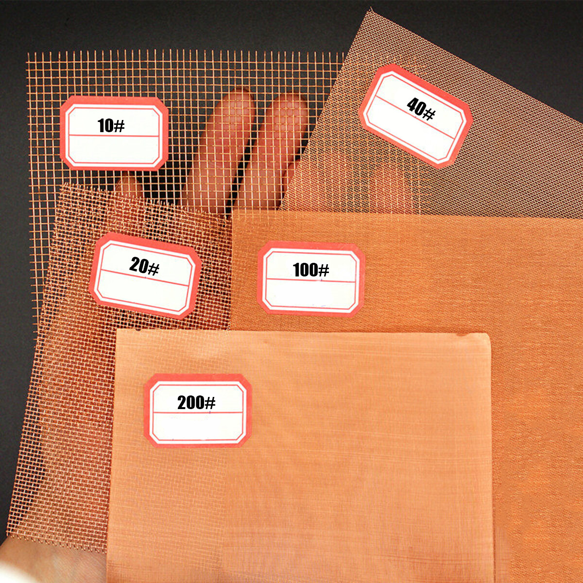 Copper Mesh Cloth 10-200 Mesh 99.9% Pure Copper Woven Mesh Screen - 10 ...