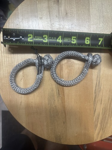 (2) 3/16 Inch (5mm)Amsteel Blue Dyneema Soft Shackles | eBay