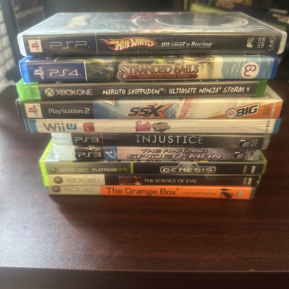 Lot Of 10 PS3 ,PS2 Xbox,Xbox 360 ,GameCube,wii Untested Games Lot | eBay