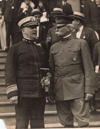 Admiral Nathaniel Usher & General Eli Hoyle c1917 Photo World War 1 NYC ...