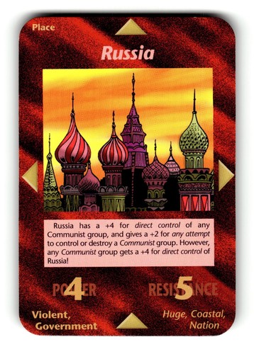 Russia Card Unlimited INWO Illuminati New World Order Game | eBay