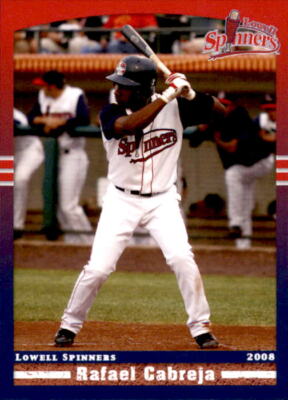 2008 Lowell Spinners Grandstand #7 Rafael Cabreja Dominican Republic DR ...