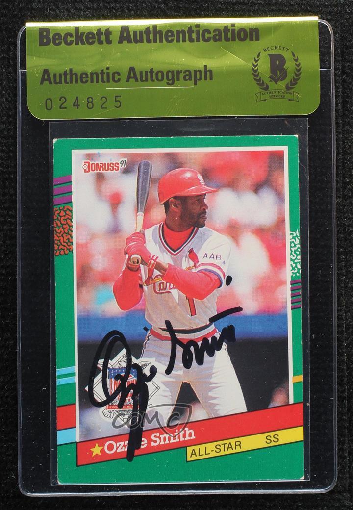 Ozzie Smith Autographed Memorabilia | Signed Photo, Jersey ...