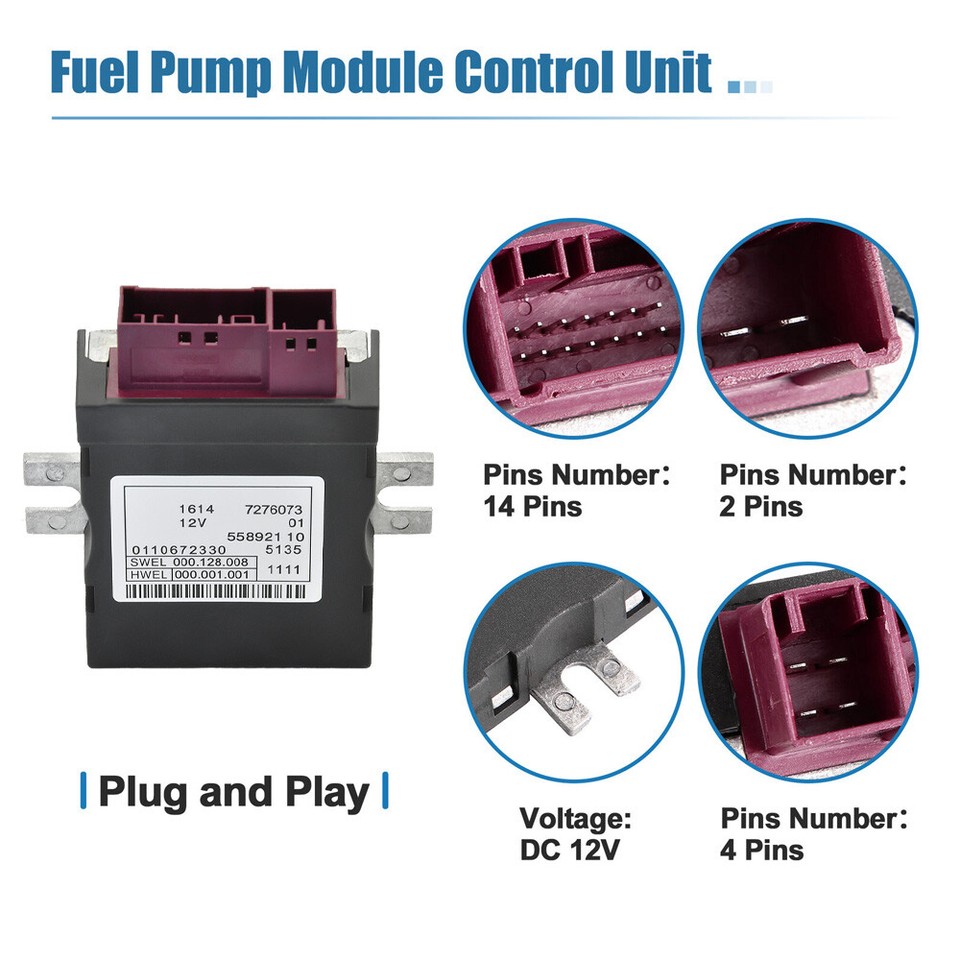 ⭐NEW Fuel Pump Control Module for BMW 328i 335i 528i 535i 550i 650i ...