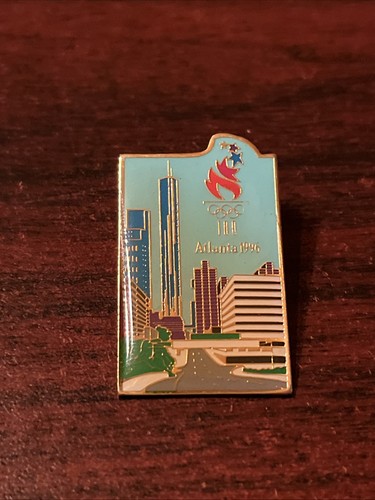 1996 Atlanta Summer Olympics Downtown Cityscape Lapel Hat Pin | eBay