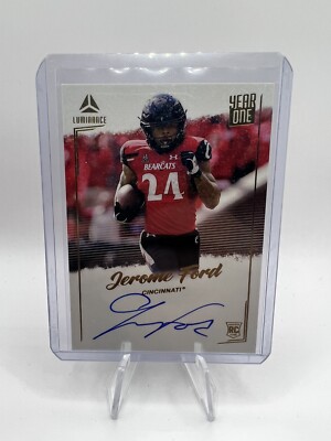 Jerome Ford 2022 Luminance Year One On Card Auto Rookie #YSR-JFO ...