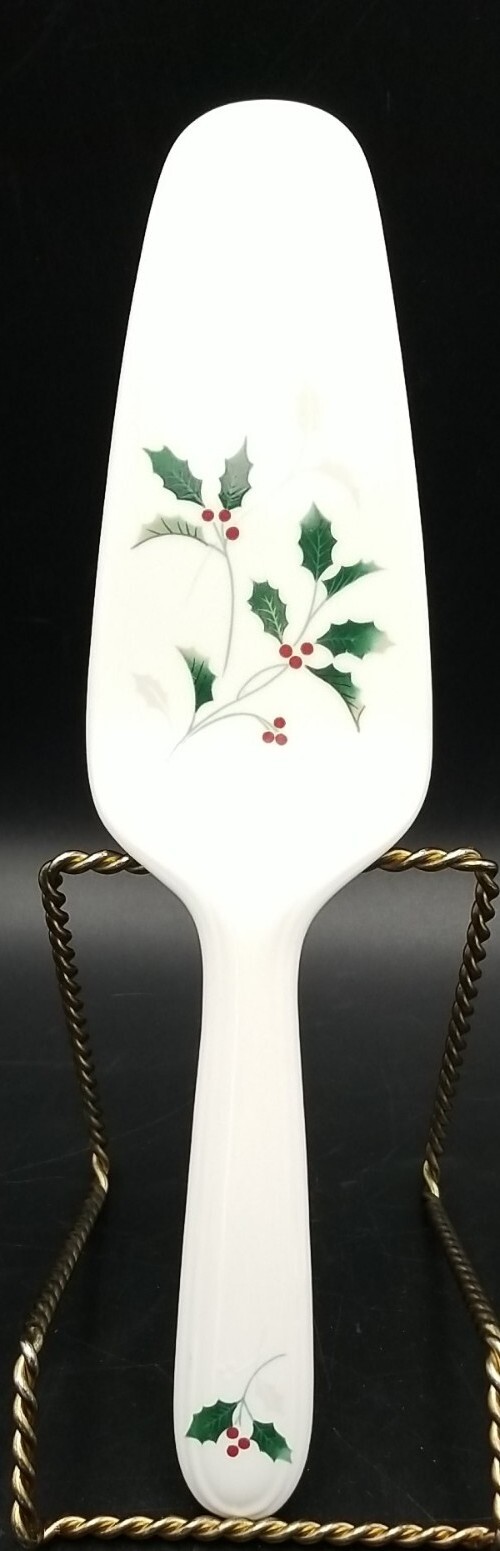 MIKASA Christopher Stuart BONE CHINA CAKE SERVER Holiday Splendor Y1025 ...