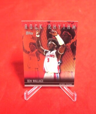 Ben Wallace Rock Rhythm Topps Finest 2004 Basketball Card #RR-BW | eBay