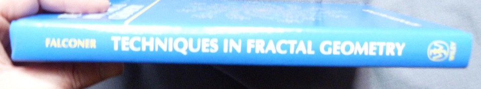 KENNETH FALCONER TECHNIQUES IN FRACTAL GEOMETRY WILEY 1997 | eBay