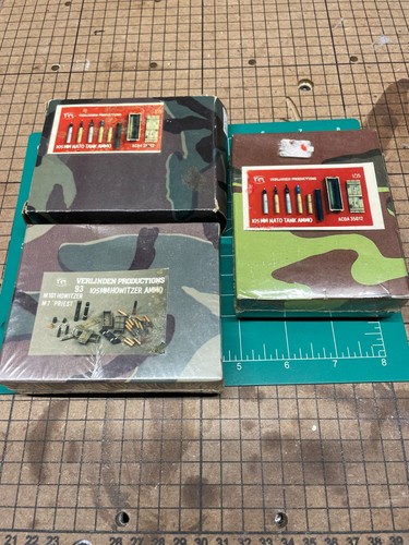 Verlinden Productions 105MM Nato Tank Ammo & Boxes Lot of 3 | eBay