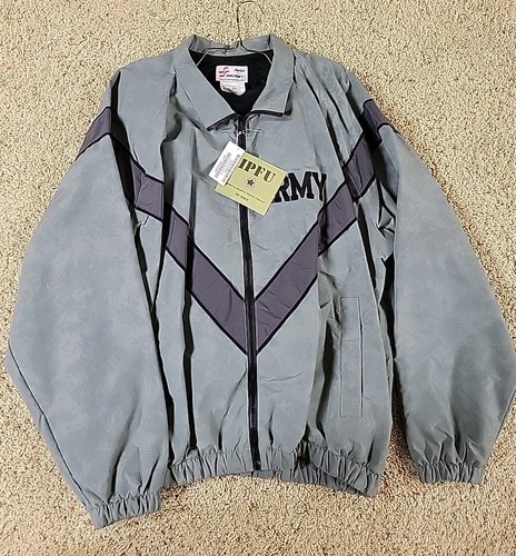 VINTAGE US ARMY IPFU REFLECTIVE LOGO TRAINING JACKET GRAY SIZE Large ...
