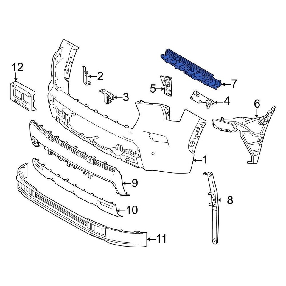 For Toyota Sequoia 2023-2025 Toyota 521170C050 Front Bumper Cover ...