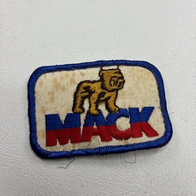 VINTAGE & As-Is-Stained MACK TRUCK BULLDOG Patch K033 | eBay