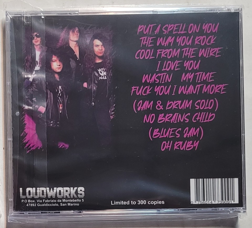 Dirty Looks Live Sundance U.S.A. 1988 (WVAV Broadcast) CD New Hard Rock ...