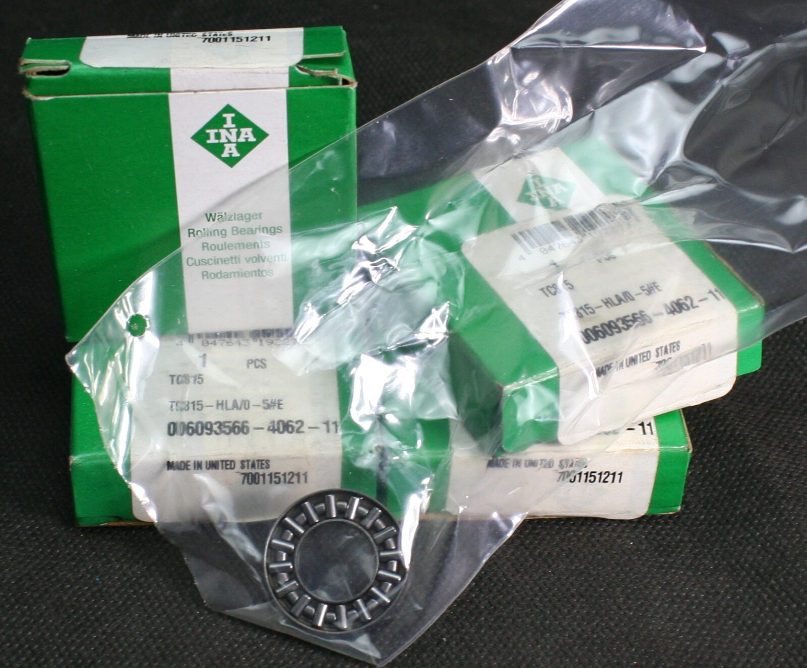 One (1) INA TC815 Thrust Bearing Roller Assembly 1/2" Bore TC815-HLA ...