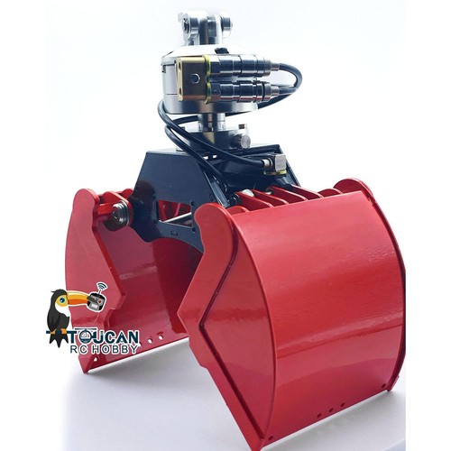 1/14 Metal Clamshell Bucket for RC Hydraulic Crane Dump Truck Car Spare ...