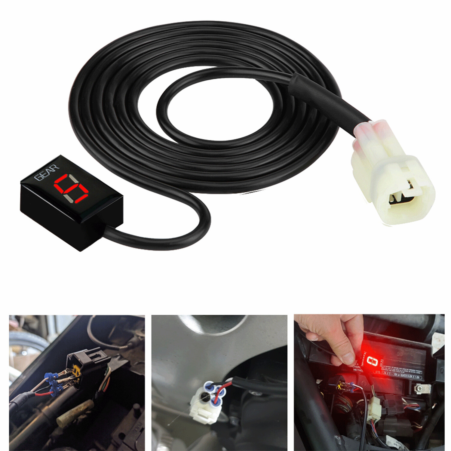 Motorcycle Red LED Gear Indicator For Honda CBR600RR CBR600F CBR929RR ...