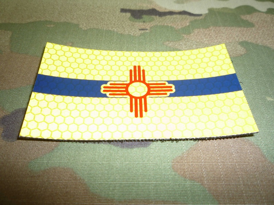 New Mexico Reflective Full Color 3M SolasX Patch 3.5"X2" W/VELCRO ...