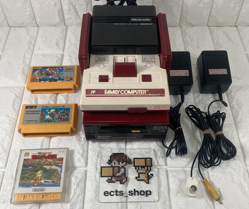 Famicom Disk system Console Nintendo New belt Main unit unmodified ...