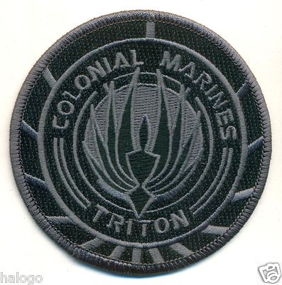 BSG Colonial Marines Triton Patch - BSG58 | eBay