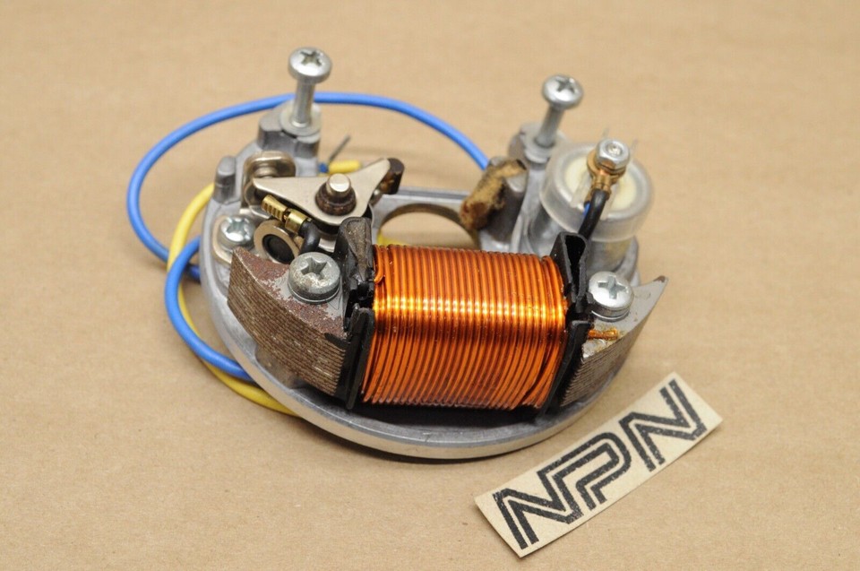 Vtg Moped BATAVUS SACHS PUCH Stator Magneto Points Condenser Coil 80MM ...