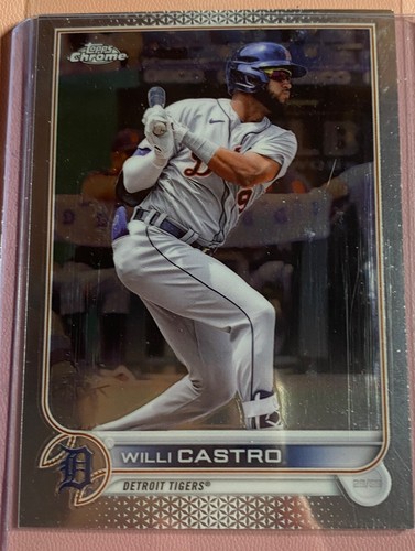 2022 Topps Chrome Willi Castro Detroit Tigers #173 MLB Baseball Card | eBay