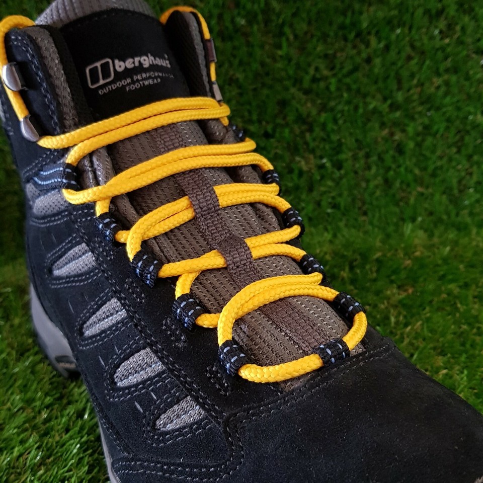 Fabmania® Laces - 4mm Round Polyester Boot Laces - Ideal for Walking ...