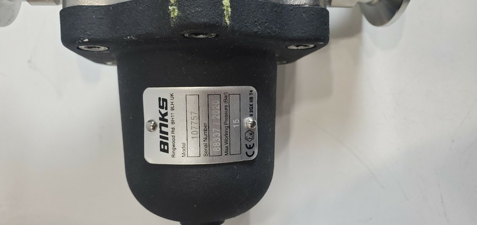Binks 107757 Back Pressure Regulator Low Shear 3/4'' FNIP | eBay