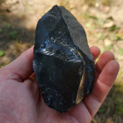 Raw Gray Striped Obsidian Specimen - Rough Unpolished - 14 oz | eBay