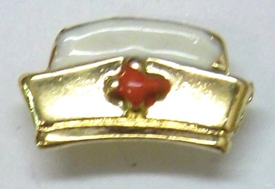 Nurse Lapel pin, Gold Plated Nurses Cap, Great Graduation Gift, Made in ...