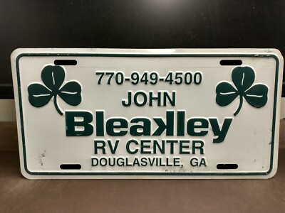 Georgia DOUGLASVILLE BOOSTER METAL License Plate Tag | eBay