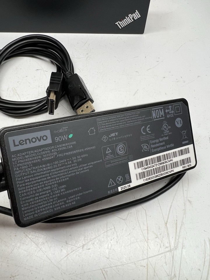 Lenovo ThinkPad Thunderbolt 4 Workstation Dock Type 40B0 DK2131 ...