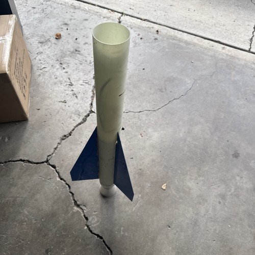 Miss Riley Fiberglass Rocket Not Complete | eBay