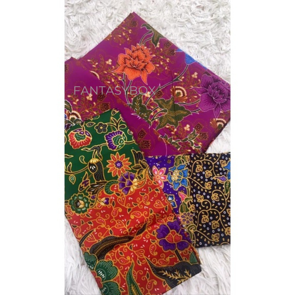 1 x Malay Sarong Batik Traditional Summer Lower Garment Random Color ...