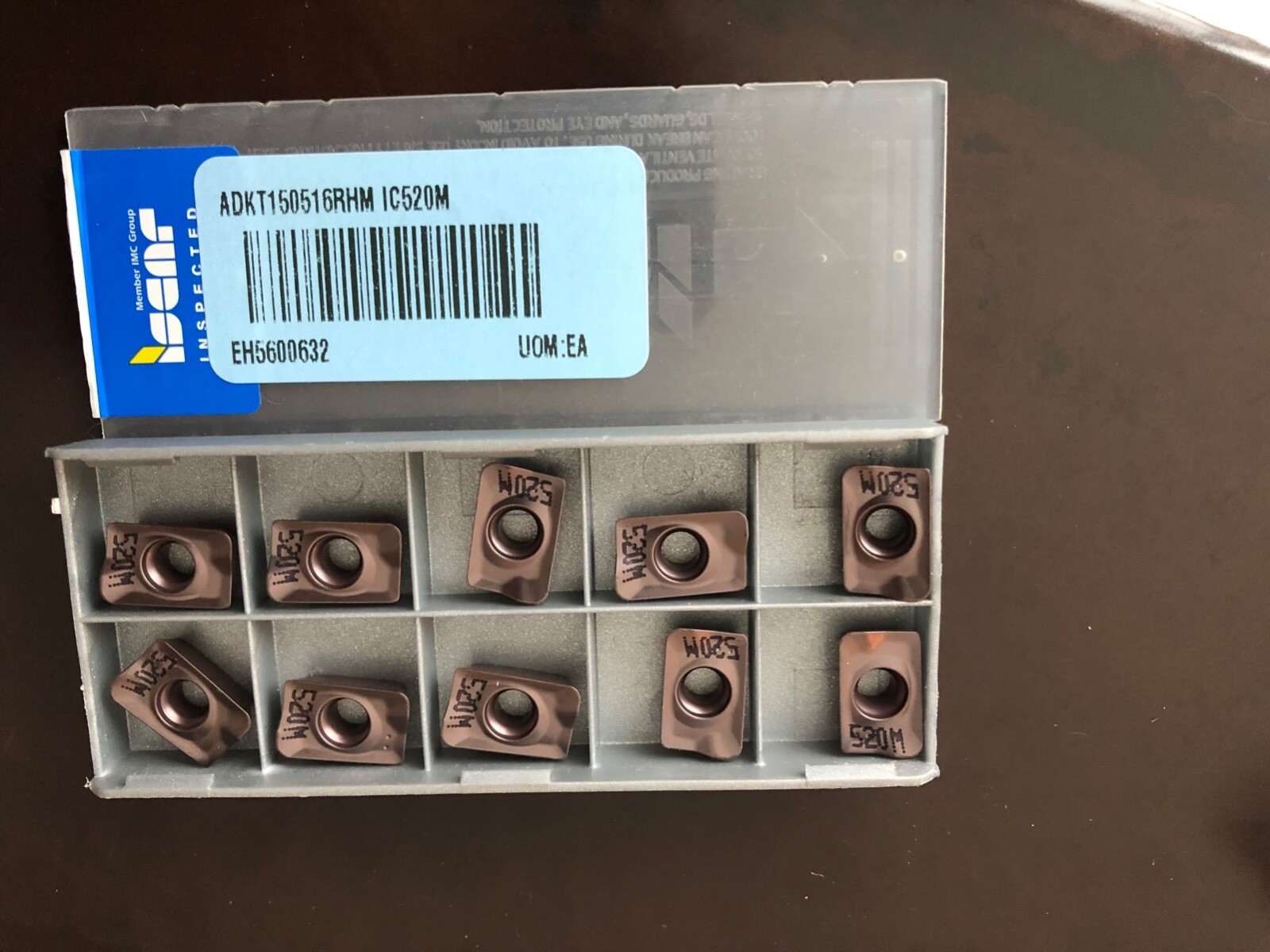 ISCAR CARBIDE INSERTS QUANTITY 10 ADKT 150516R-HM IC520M | eBay