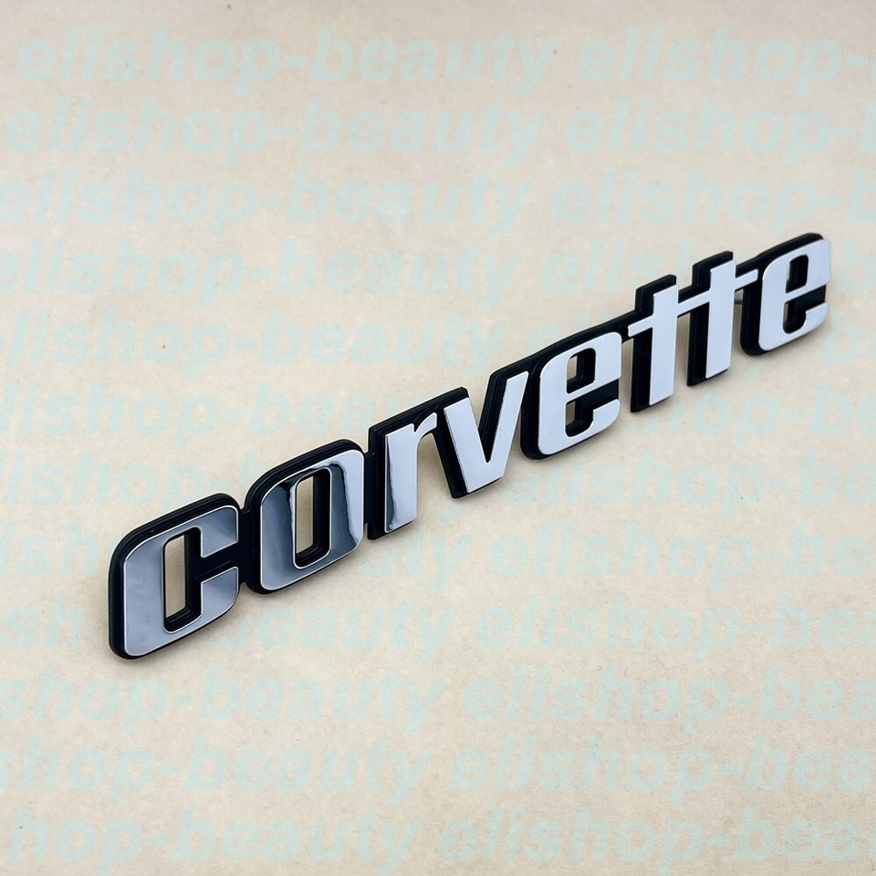 1 piece Corvette Rear Bumper Emblems For 1976 -1979 C3 Badges New | eBay