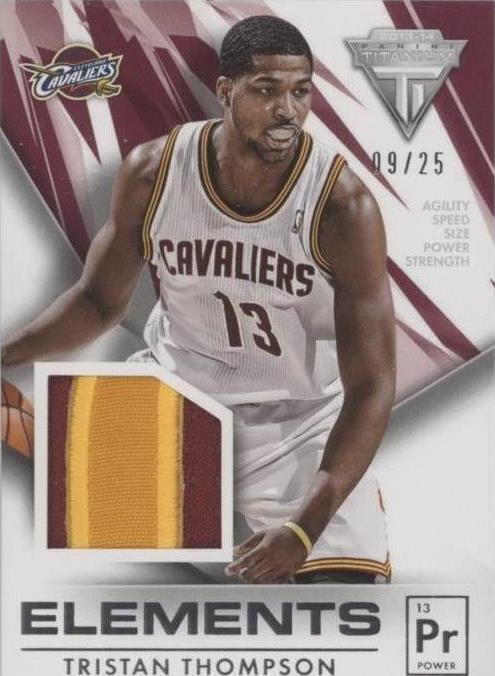 2013-14 Panini Titanium - Elements Materials Tristan Thompson #5 Prime ...