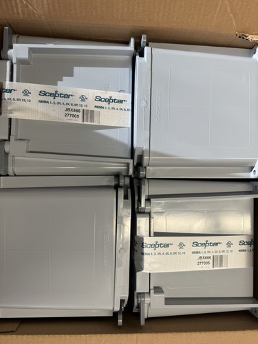 Pack Of 4: Scepter JBX666 6"x6"x6" PVC Junction Box 277005 JBOX IPEX | eBay