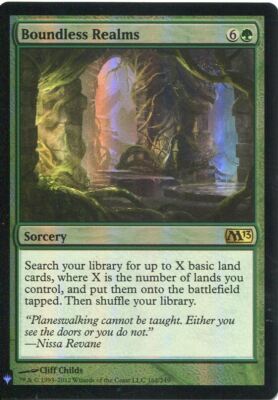 Magic The Gathering MTG Mystery Pack Foil Card Boundless Realms | eBay
