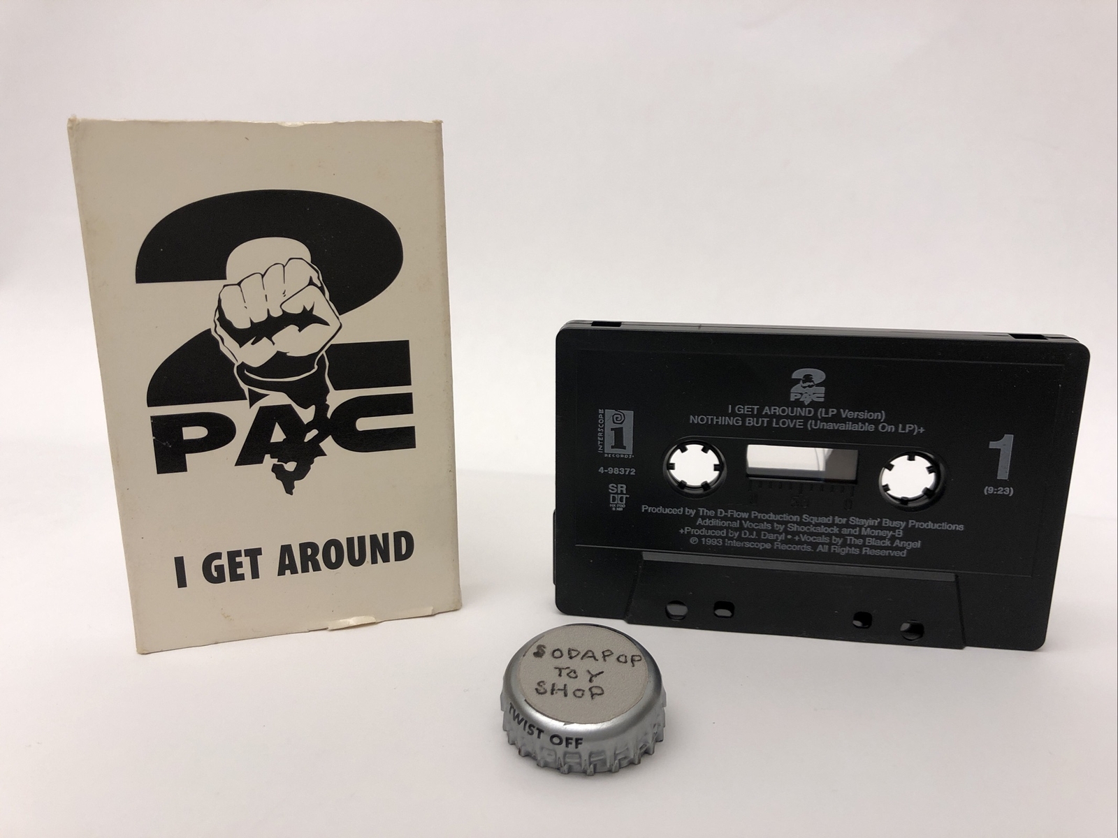 I Get Around Tupac 2Pac Cassette Tape 1993 Interscope D7 765449837241| eBay