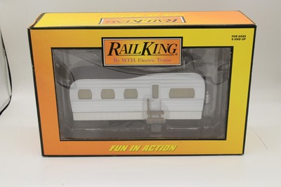 MTH 30-90005 RailKing O Gauge Stainless Mobile Home BRAND NEW IN BOX | eBay