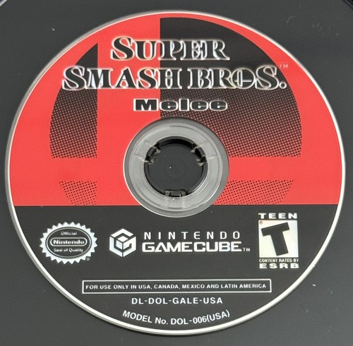 Super Smash Bros Melee (Nintendo GameCube, 2001) Disc Only Tested ...